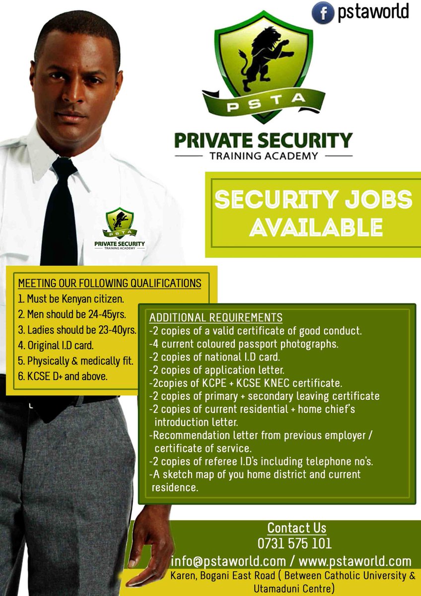 Private Security Jobs