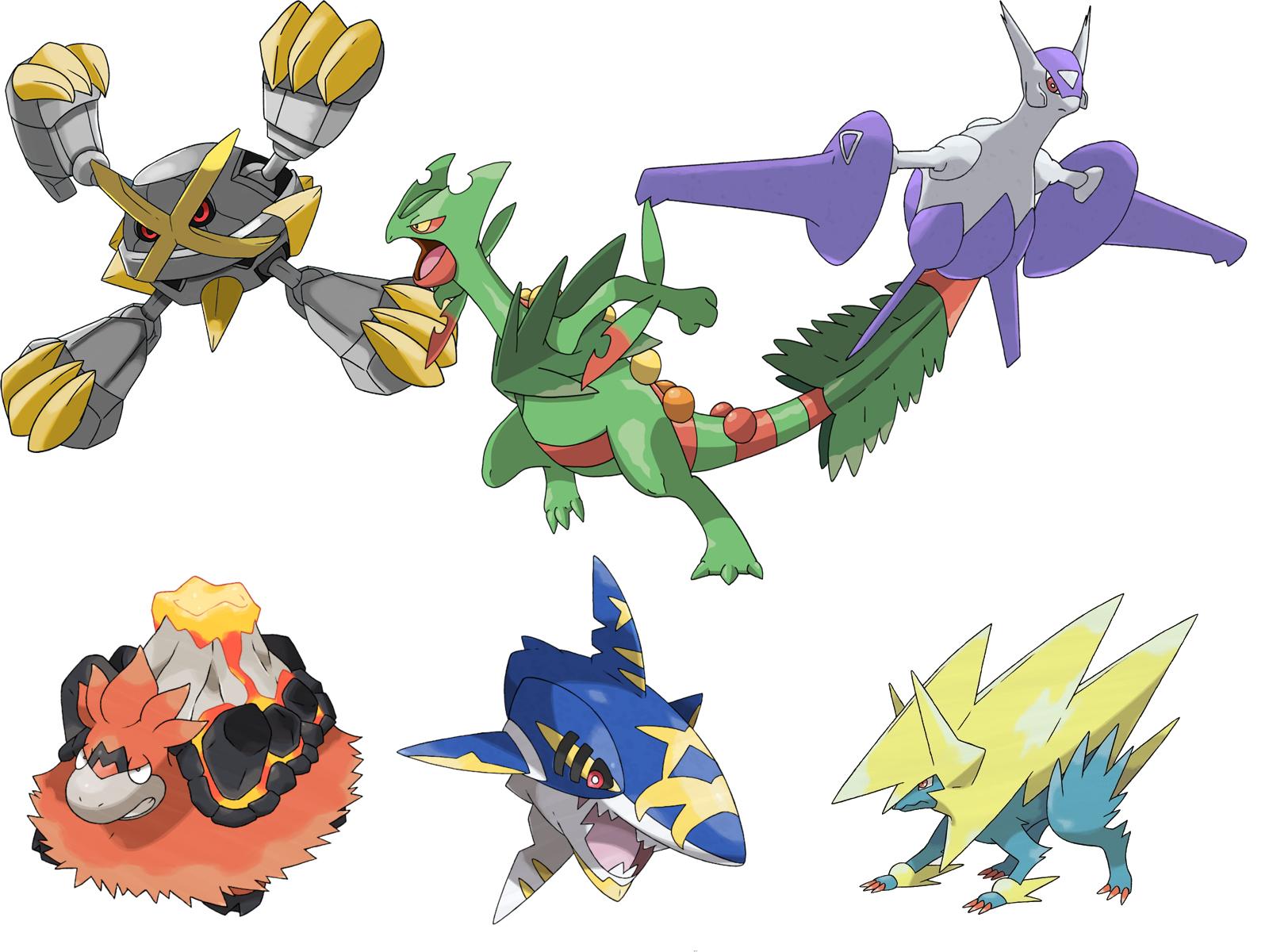 Pokemon Oras Mega Evolutions Wallpaper