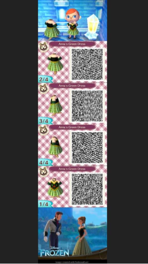 Animal Crossing Qr Codes Dresses Frozen
