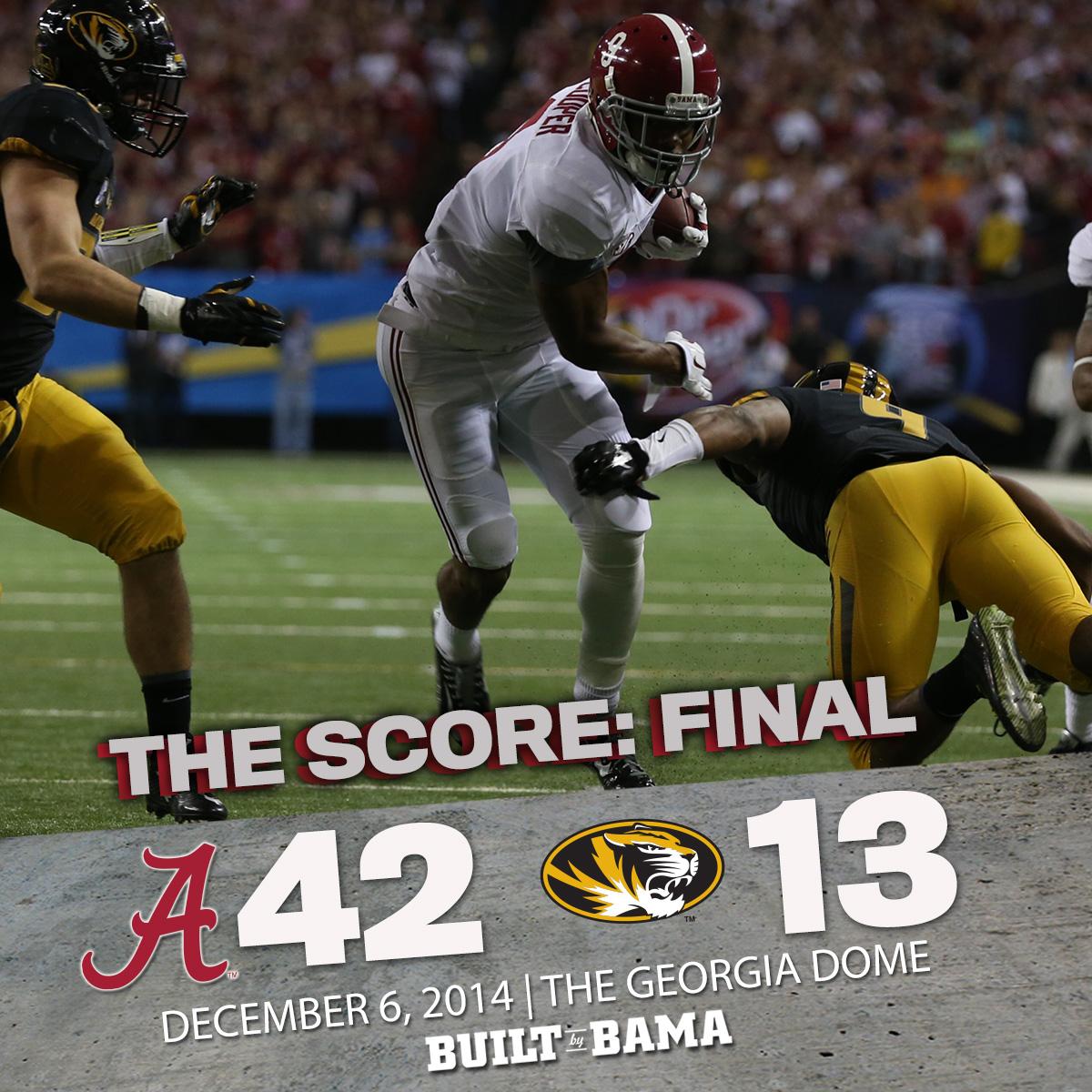 Alabama Football On Twitter Alabama Wins Its 24th Sec Championship