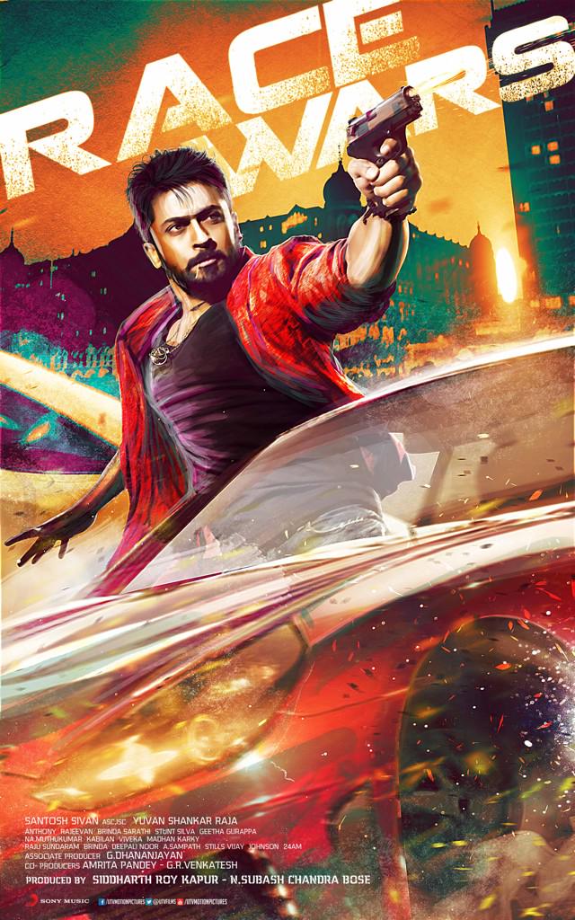 Surya In Anjan Poster