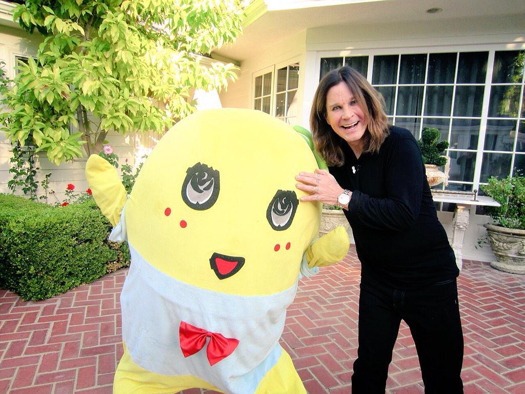 RT TokyoFashion : That day Funassyi met OzzyOsbourne. RT funassyi ...
