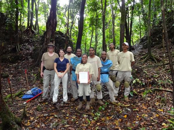 TWEIS2014: Team cleared UXO at Bloody Nose Ridge WWII battle Peleliu ...