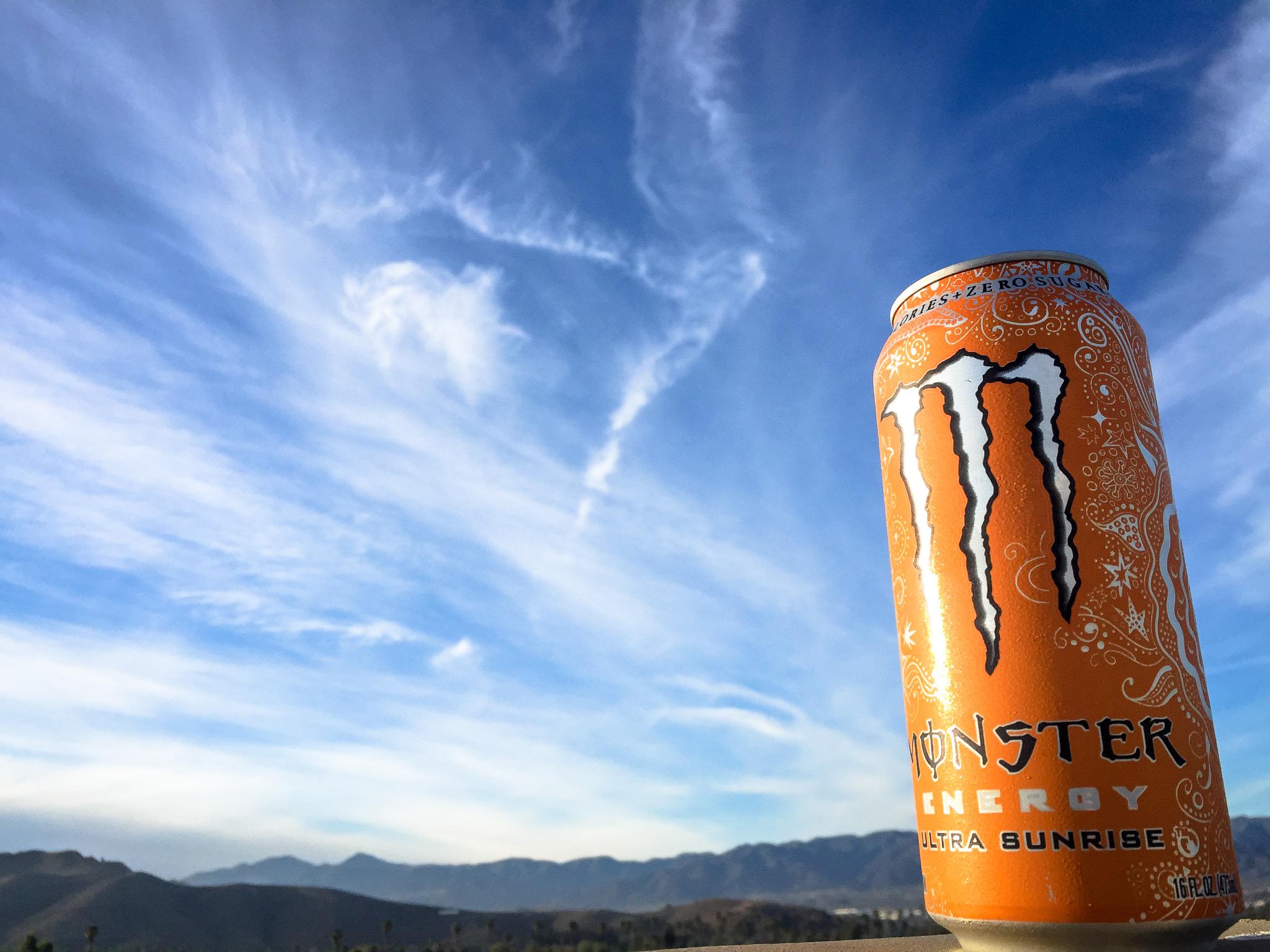 Orange Monster Energy Wallpaper