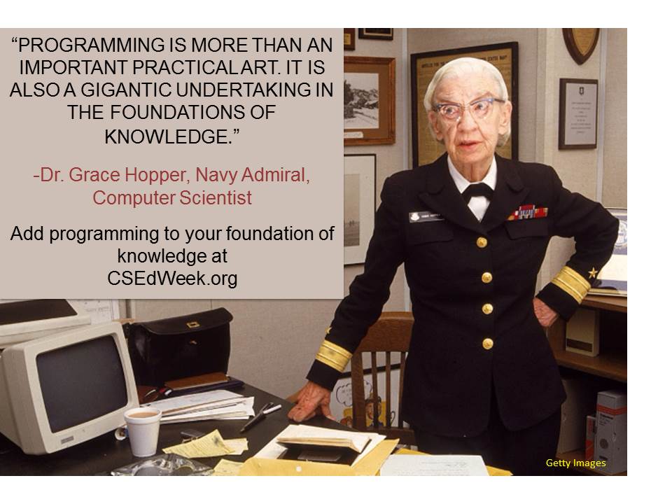 Grace Hopper : Happy birthday Grace Hopper computer pioneer We re ...
