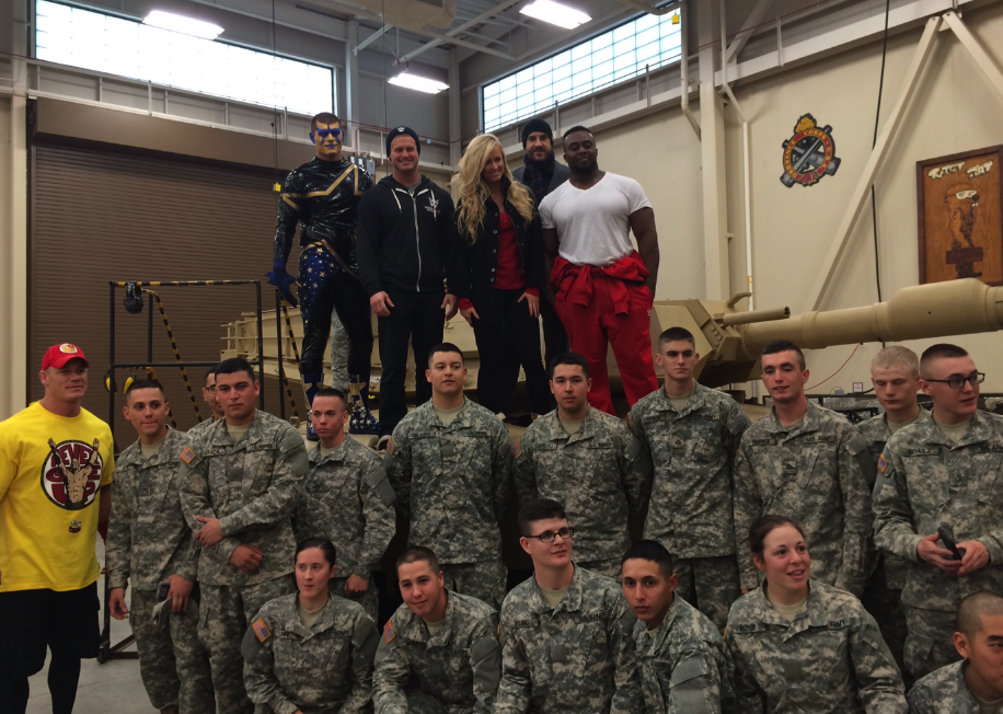 WWE Superstars In Fort Benning at Tribute To The Troops (Photos ...