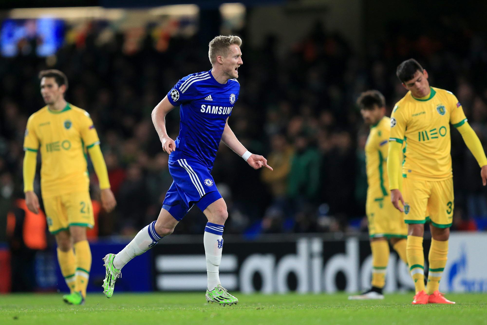 Andre Schurrle Chelsea Celebration