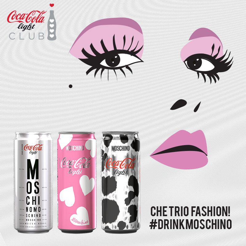 drinkmoschino Tutte le lattine in limited edition "Coca-Cola light ...