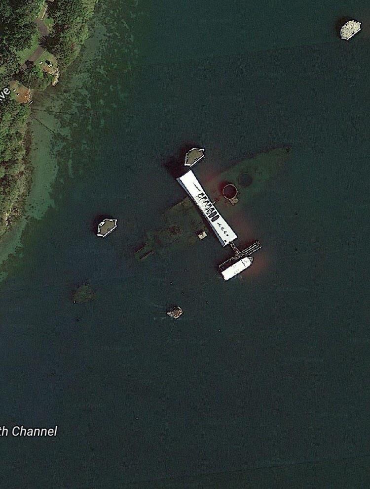 Pearl Harbor: Speaking of Pearl Harbor, incredible satellite image of ...