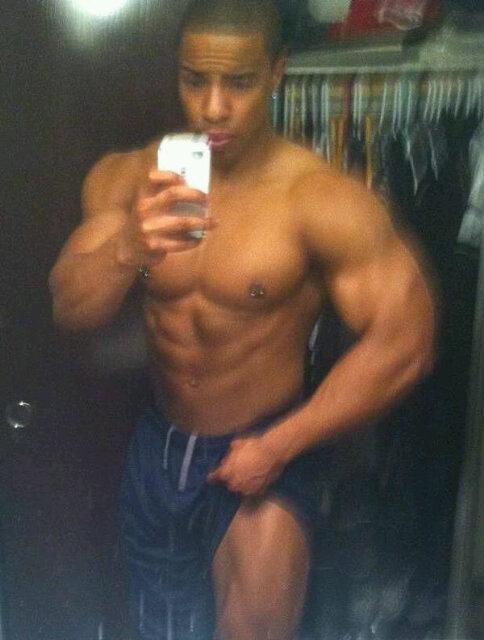 Arm Muscle Flex Selfie