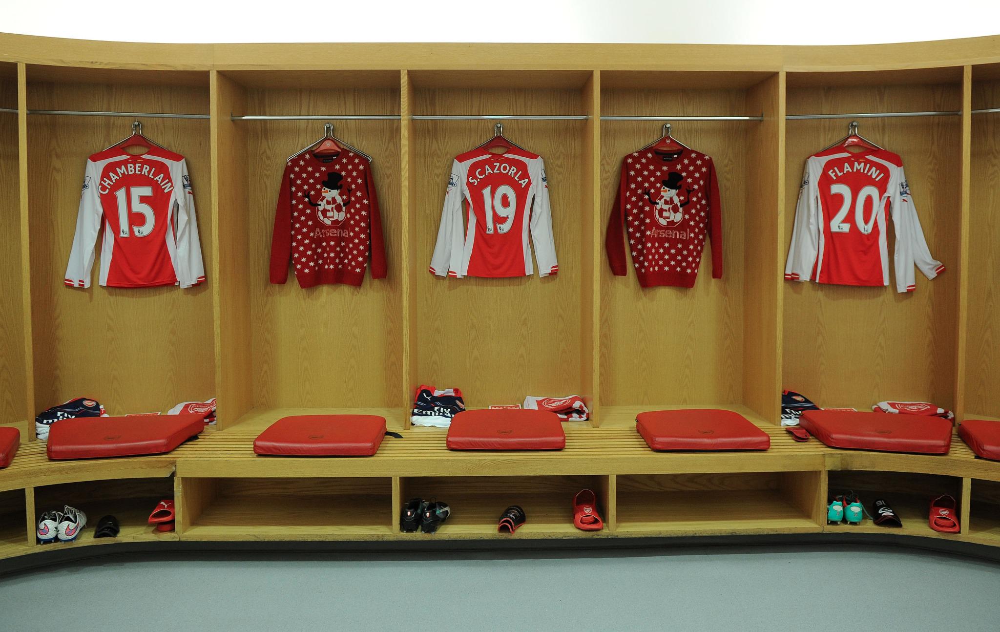 Emirates Stadium Dressing Room
