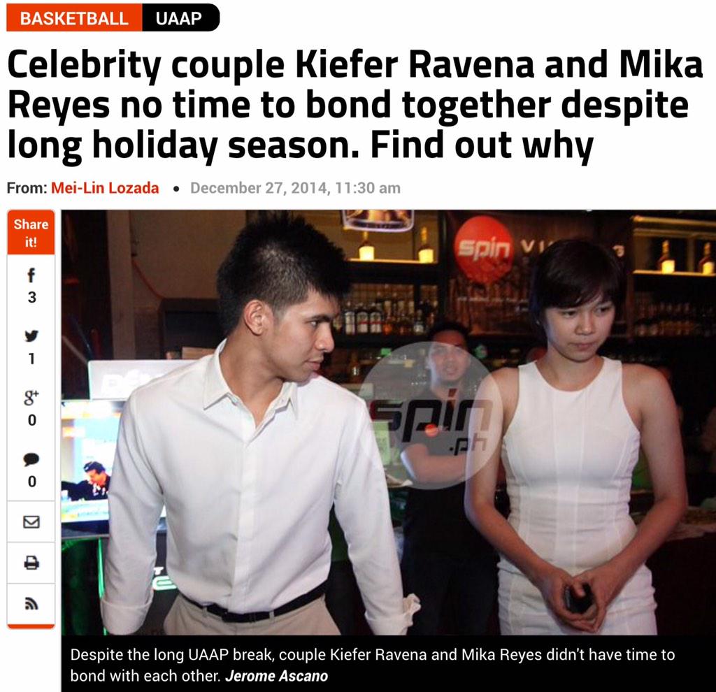 Mika Reyes And Kiefer Ravena