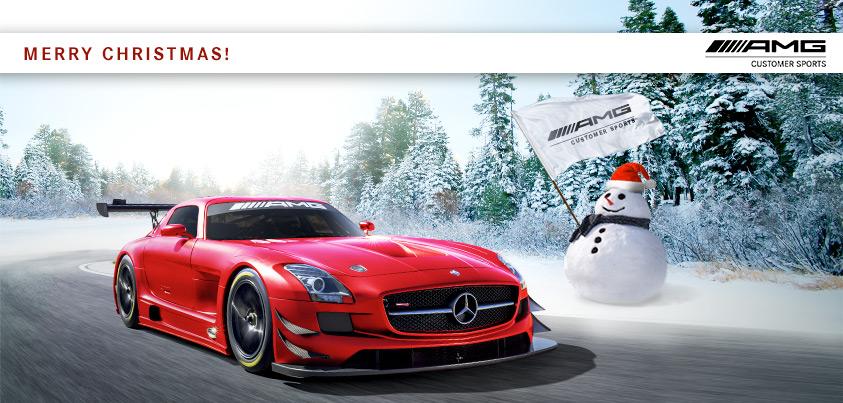 Mercedes Benz Christmas Wallpaper