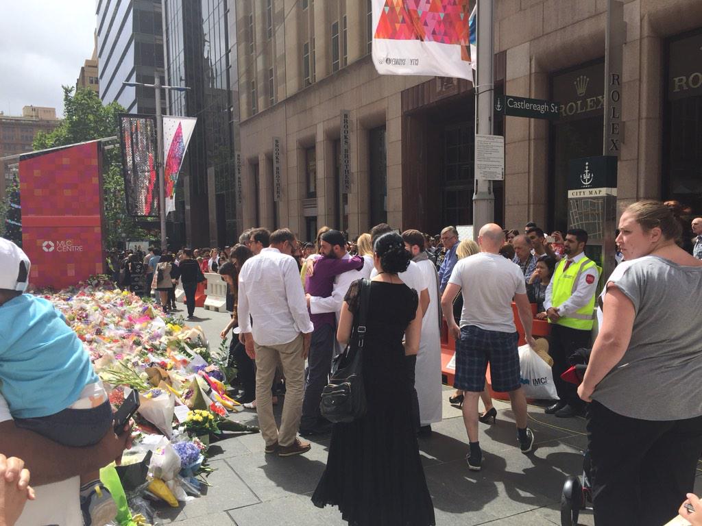Moving scenes as Tori Johnson's family members visit MartinPlace and ...