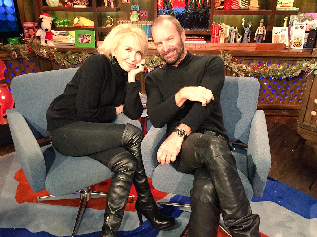 .Sting is wearing leather pants & is about the play PleadTheFifth PLUS ...