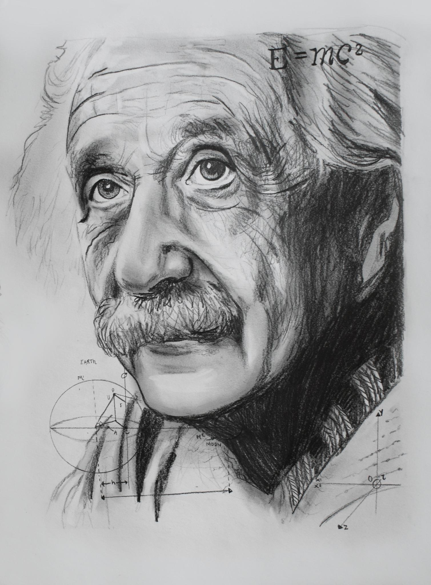Albert Einstein Drawing