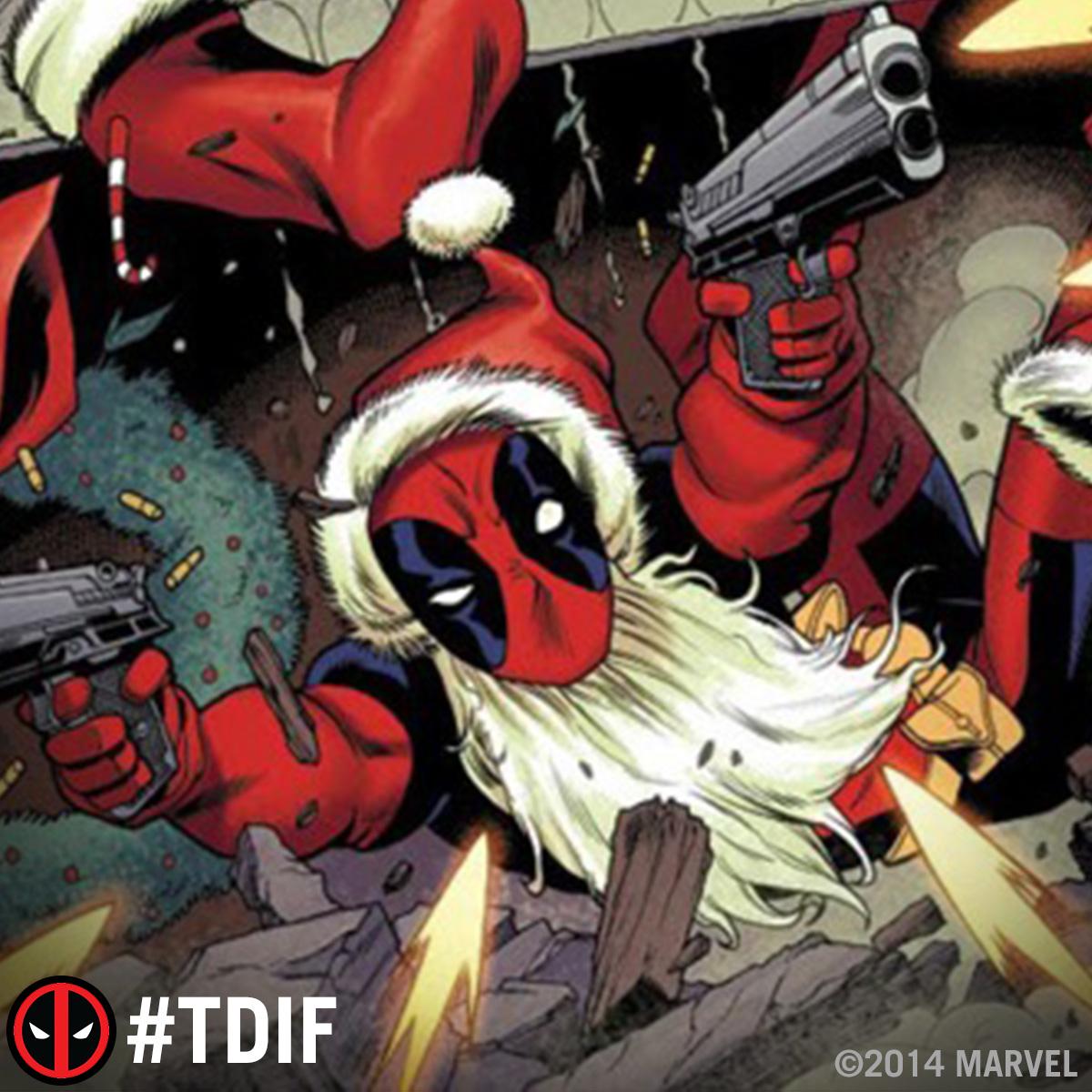 Deadpool Christmas Wallpaper