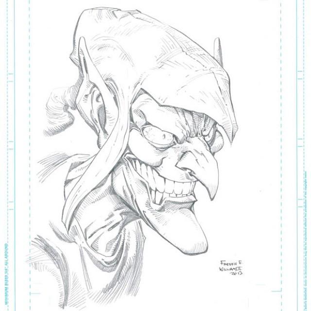 Green Goblin Pencil Drawings