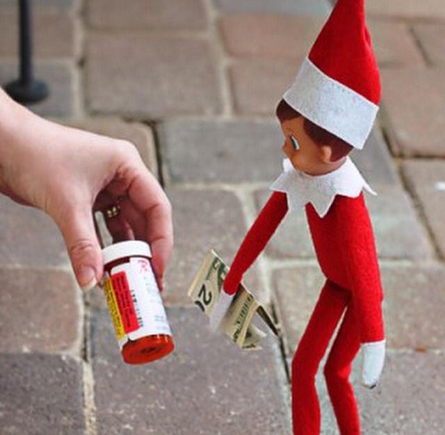 Elf on a Shelf visits the pharmacy : r/pharmacy