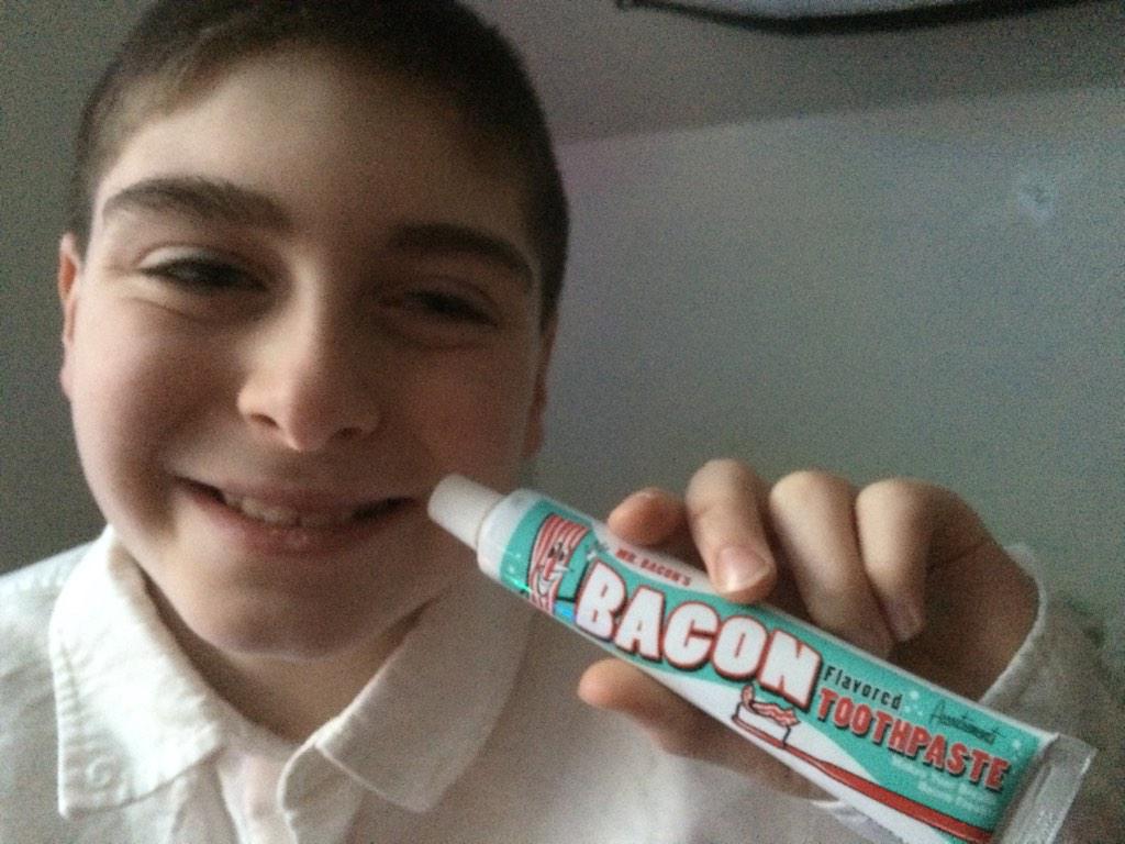 Bacon Flavored Toothpaste
