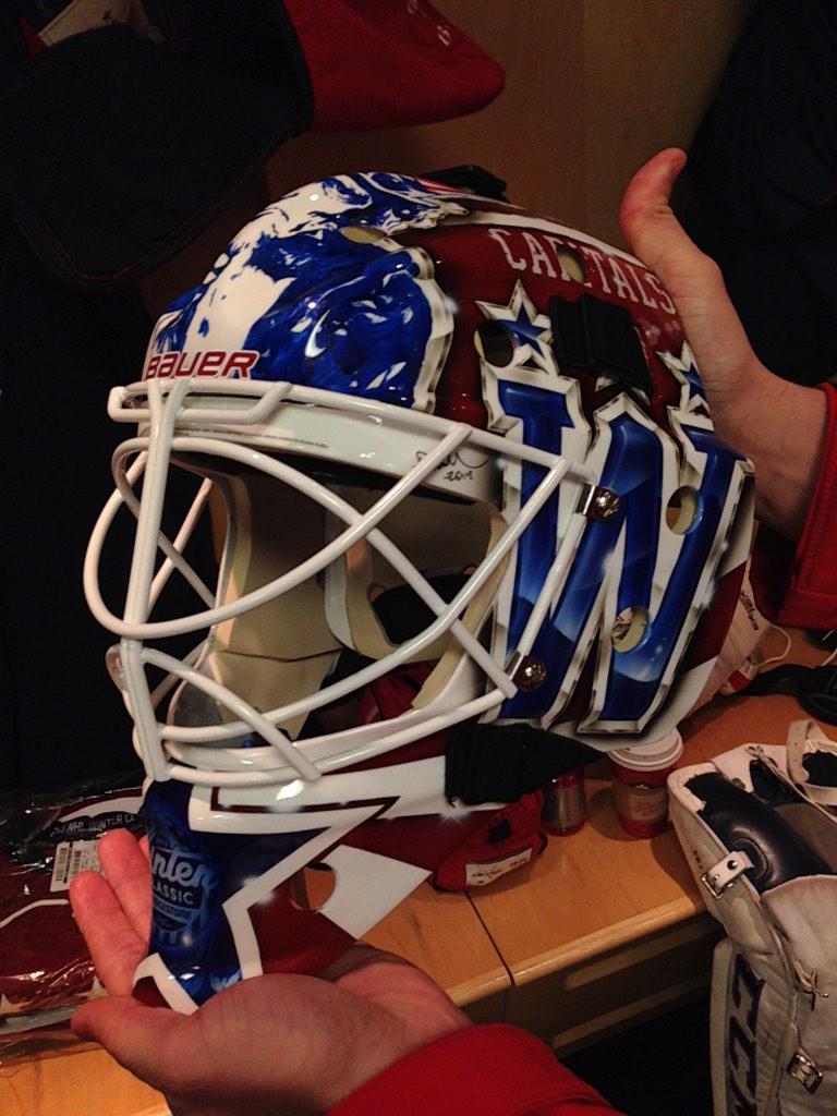 Braden Holtby's Winter Classic Mask unveiled : r/hockey