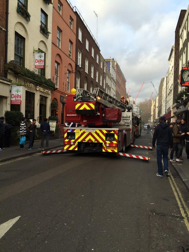 Buildings evacuated following fire in heart of Soho - ITV News