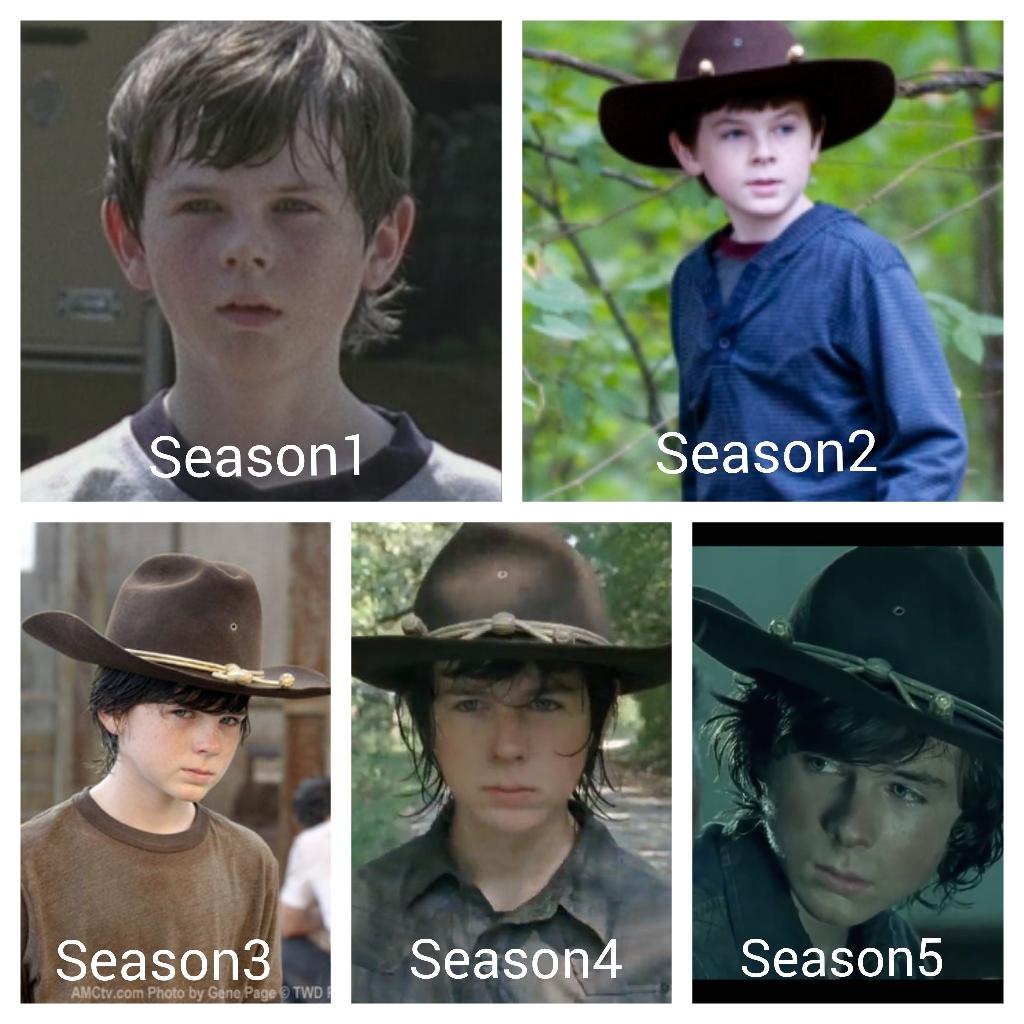 Carl Season 1 Vs Season 5