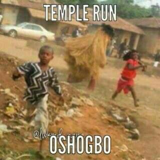 Africans Be Like Playing Temple Run