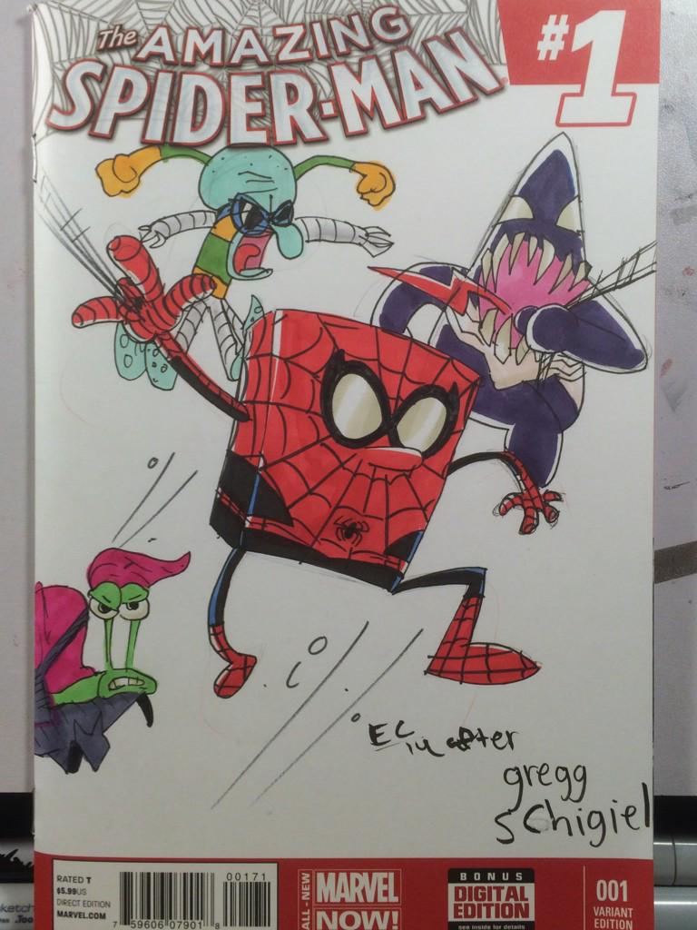 Spongebob Vs Spiderman