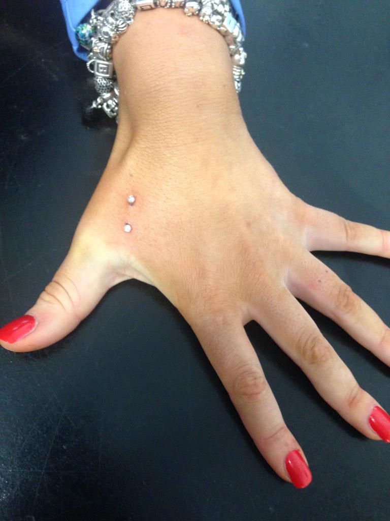 Finger Surface Piercings