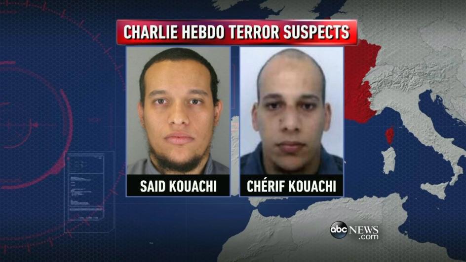 CharlieHebdo update: 2 armed Kouachi brothers dead - Watch LIVE ...