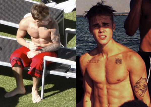 Justin Bieber Muscles