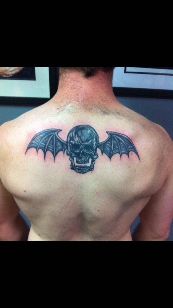 Avenged Sevenfold Death Bat Tattoo