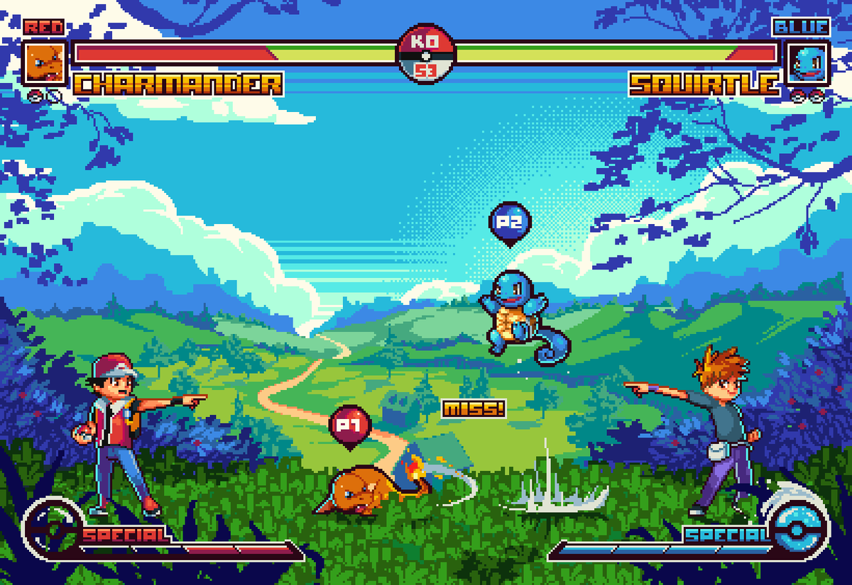 Pokemon Fighting Game Mockup : r/pokemon