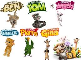 Talking Tom And Angela And Ginger