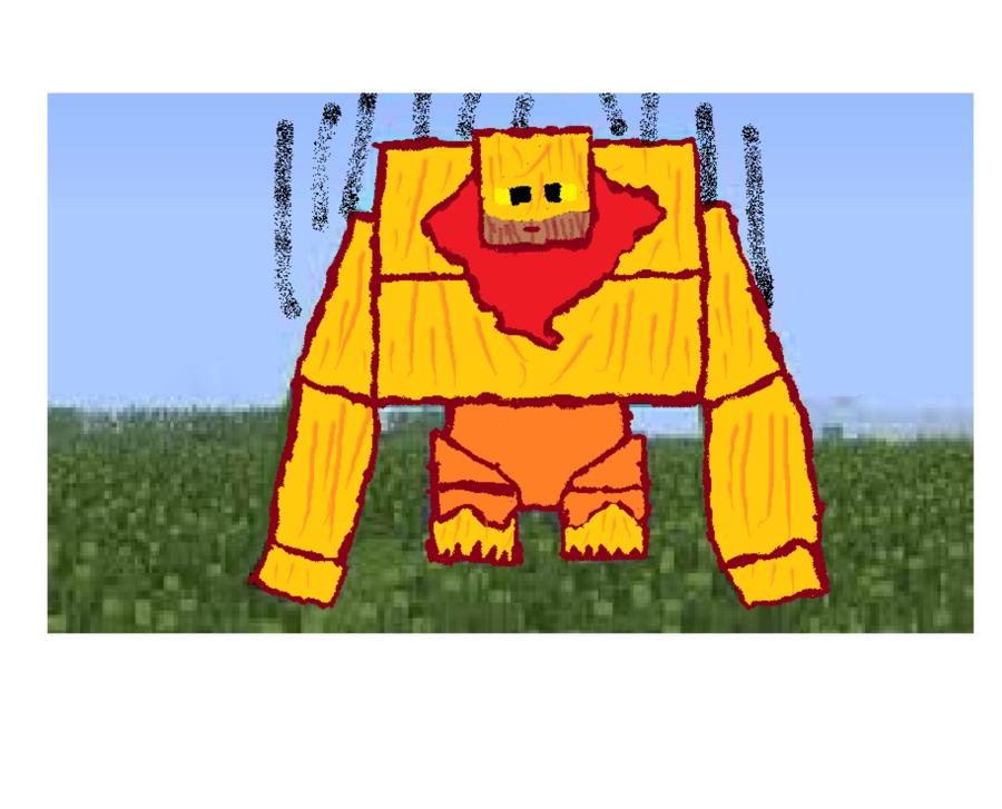 Minecraft Blaze Papercraft