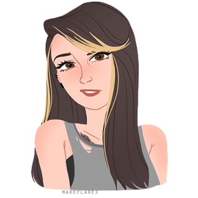 One Direction Girl Version Cartoon Drawings