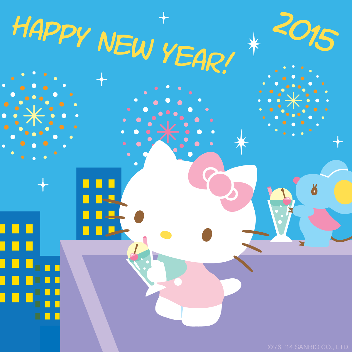 Happy New Year Hello Kitty