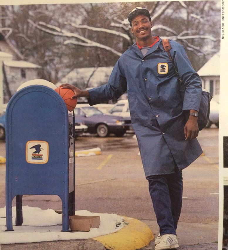 Karl Malone Mailman Poster