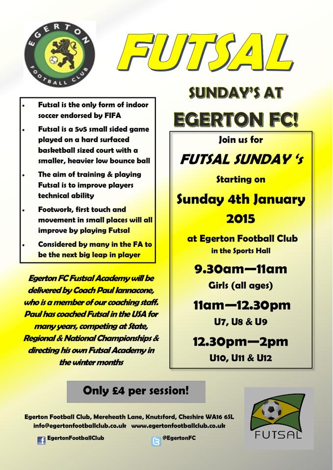 Past event – Futsal, Knutsford | What's On Where