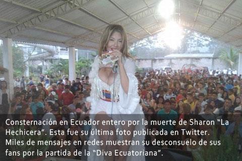 La muerte de sharon impacta a todo ecuador - scoopnest.com