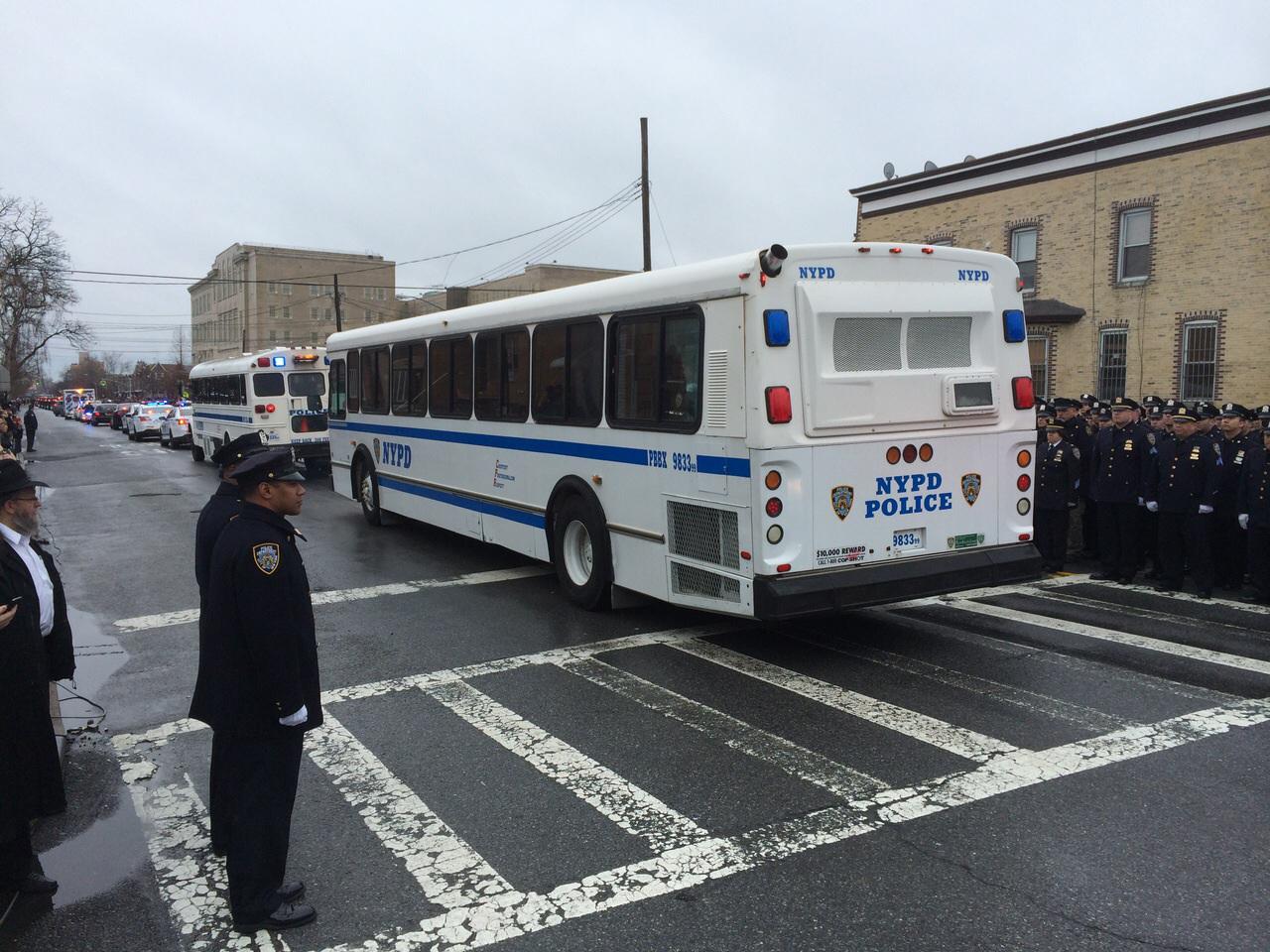 NYPD Orion V bus pic