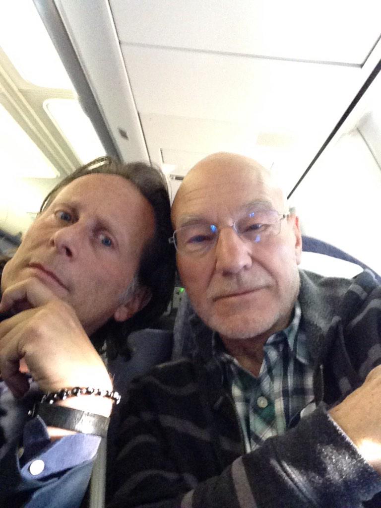 Patrick Stewart Shirtless