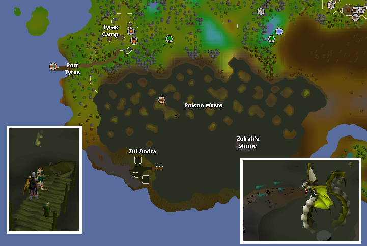 Sneak peek at Zulrah's domain location : r/2007scape