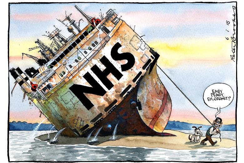 cartoon TheTimes NHS rights nhscrisis Election | Peter Brookes | Scoopnest