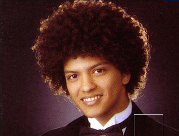 Bruno Mars High School Picture