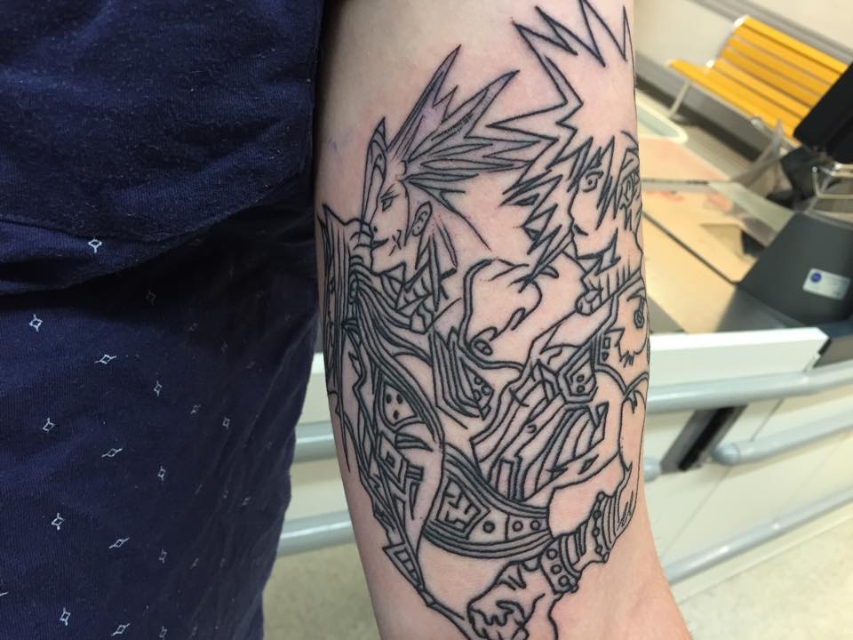 Cloud Sephiroth Tattoos Cant Wait To Do More On This... Clinton
