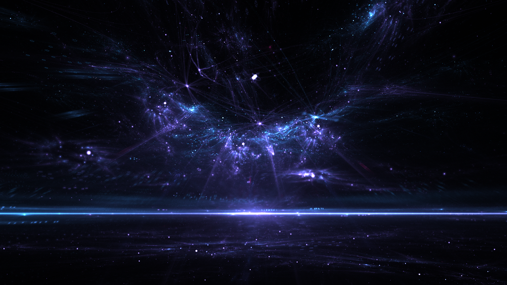 #space #art: the ocean of space… 'space and particles 2' by janrobbe ...