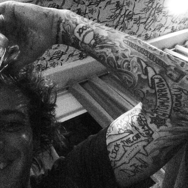 Ryan Sheckler Hand Tattoos