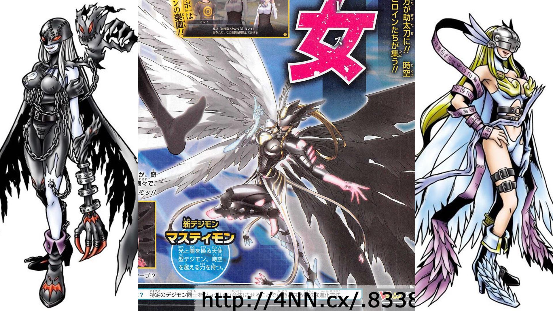 Digimon Angewomon Vs Ladydevimon 60PCS Anime Digimon Adventure